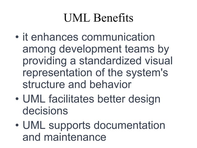 Uml Unified Modelling Languqage In Software Engineering Ppt