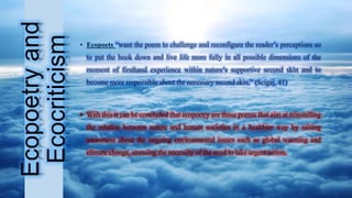 Nature Oriented Verse: An Ecopoetic Critical Review of Romantic Poetry ...