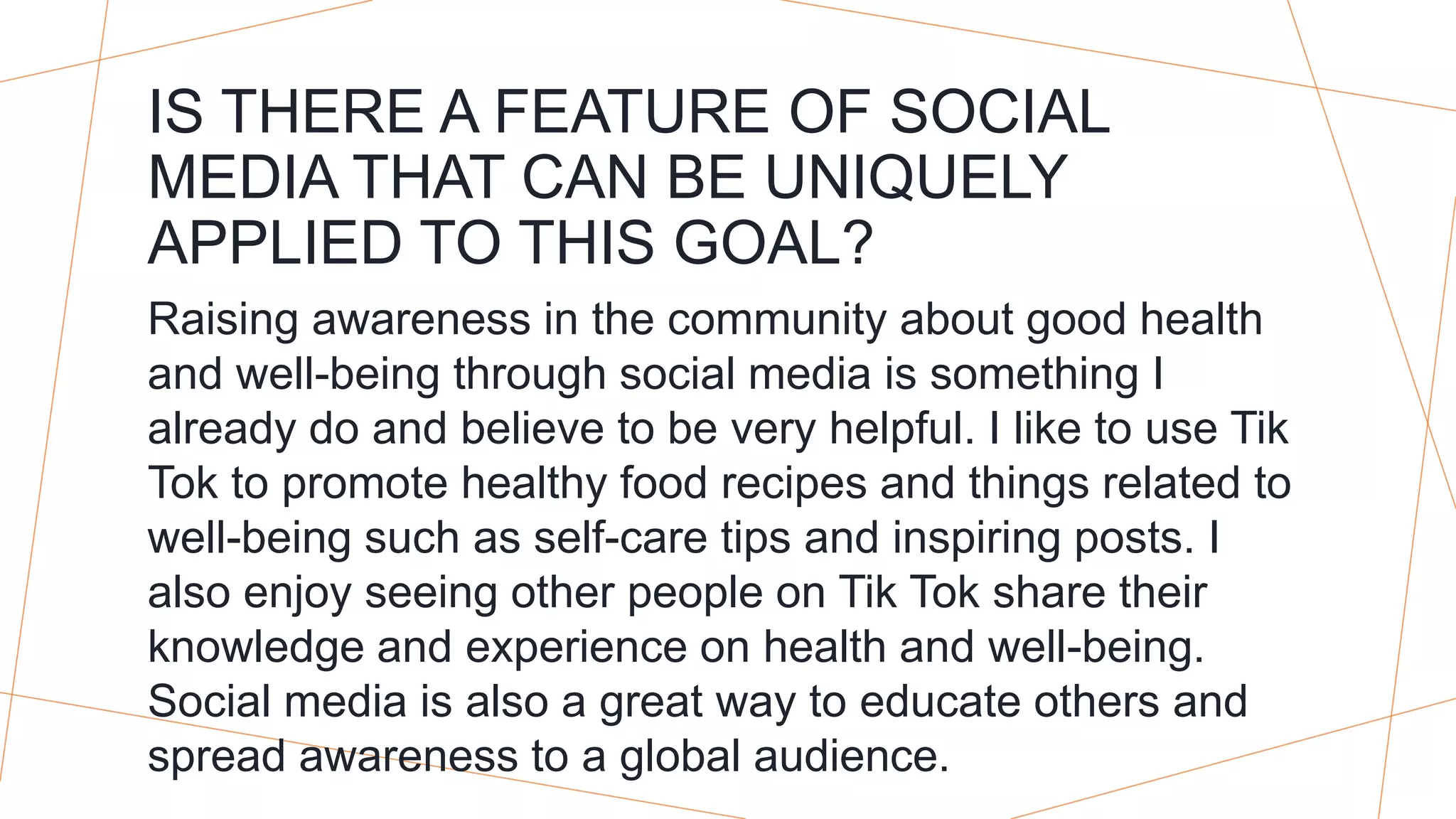 Good Health & Well-Being | PPTX | Wellness | Healthy Living