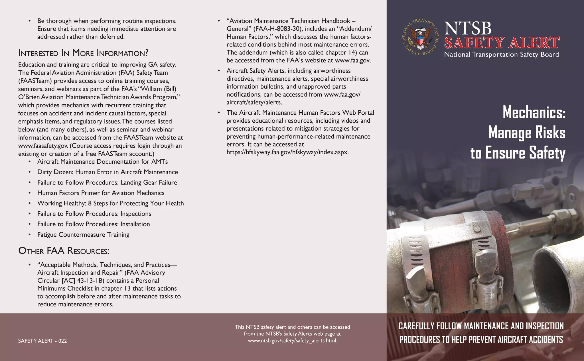 Mechanics: Manage Risks to Ensure Safety | PPT