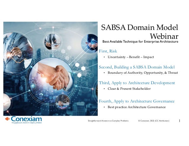 SABSA domain modelling for enterprise architects | PDF