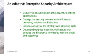 Adaptive Enterprise Security Architecture | PPTX