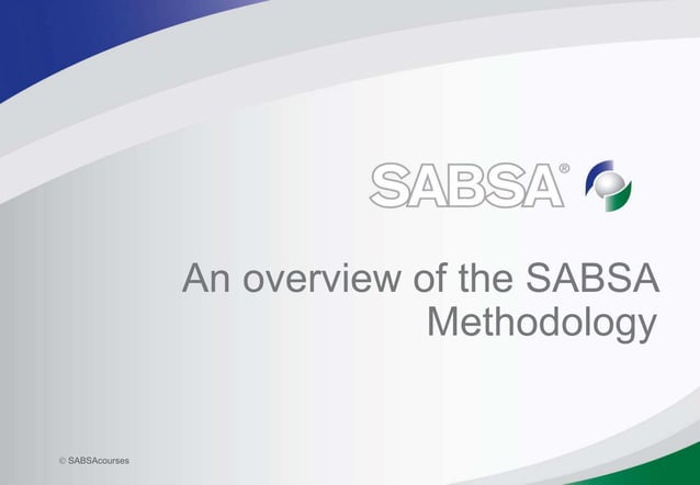 SABSA overview | PPTX