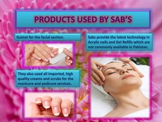 Sabs beauty saloon | PPTX | Celebrity Style | Pop Culture