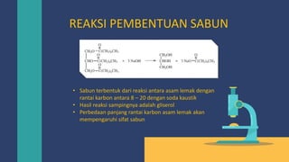 Proses Industri Sabun - Industri Oleokimia | PPTX