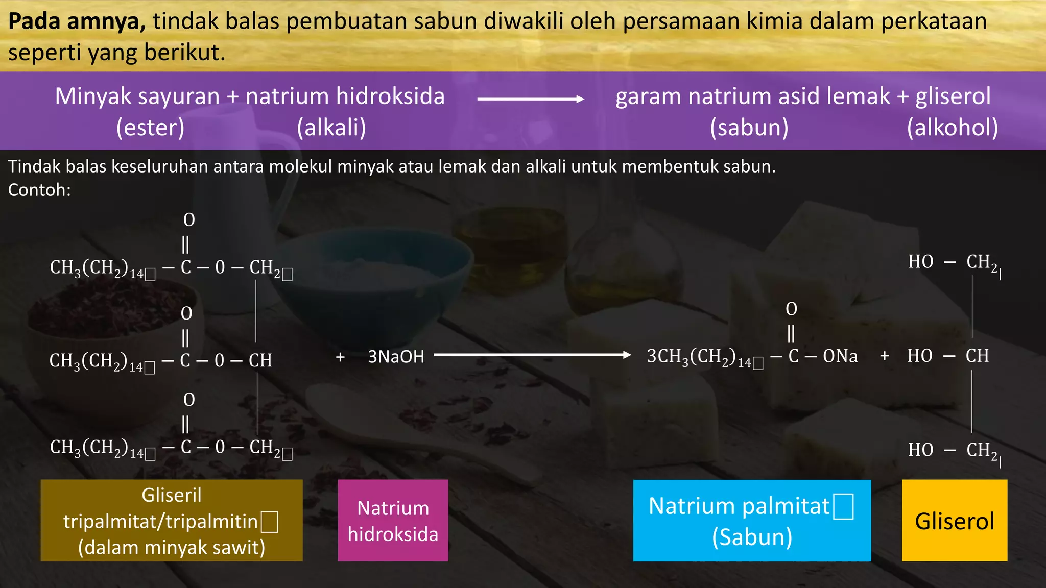KIMIA T5 BAB 5 (Sabun dan detergen) | PPTX