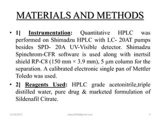 Method development and validation technique | PPTX