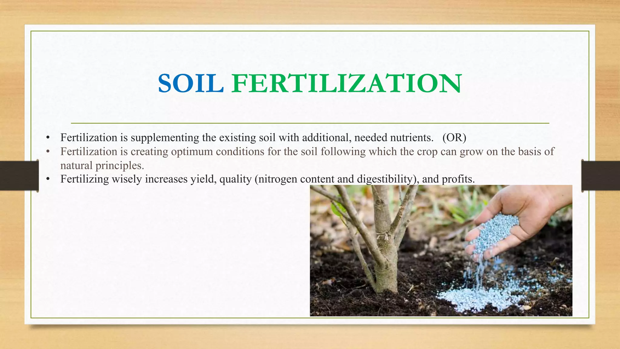 LONG TERM EFFECTS OF FERTILIZERS ON SOIL HEALTH-PME AND LTFE | PPTX