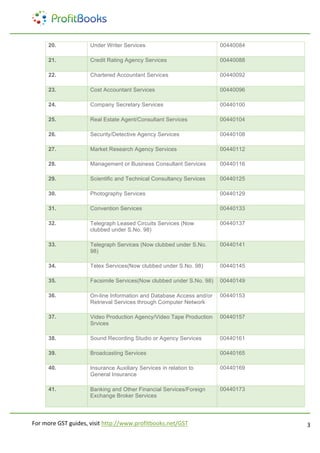 Service Accounting Codes (SAC) | PDF