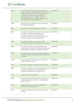 Service Accounting Codes (SAC) | PDF