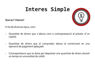 Interes simple y estadística básica | PDF
