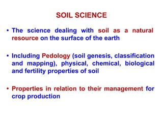 SAC 101 Lecture 1 PPT.ppt.pdf soil science | PDF