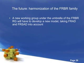 FRSAD Functional Requirements for Subject Authority Data model | PPT