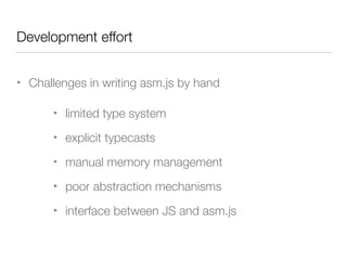 A Performant Scheme Interpreter in asm.js