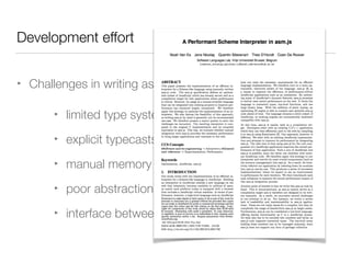A Performant Scheme Interpreter in asm.js