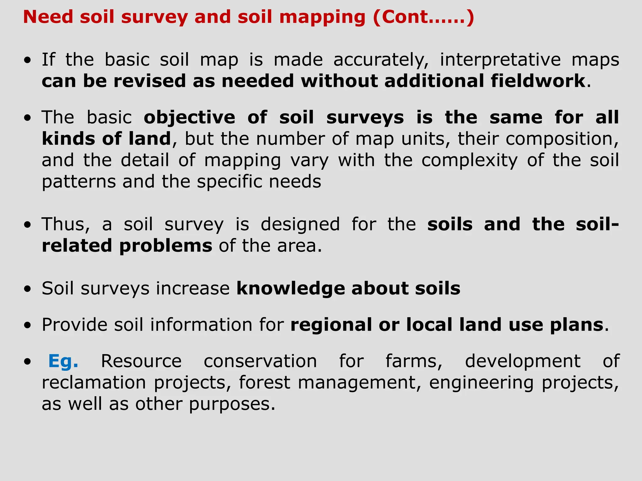 SAC 201 LECTURE 2.ppt standard soil survey | PPT