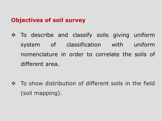 SAC 201 LECTURE 2.ppt standard soil survey | PPT