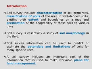 SAC 201 LECTURE 2.ppt standard soil survey | PPT