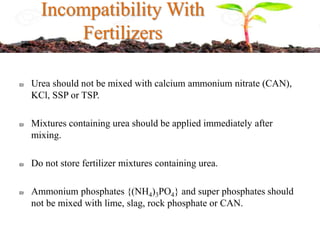 Mixed Fertilizers - Definition, Preparation and Compatibility. | PPTX