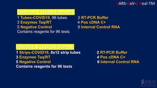 SARS-CoV-2 Real-TM | SACACE | PPT