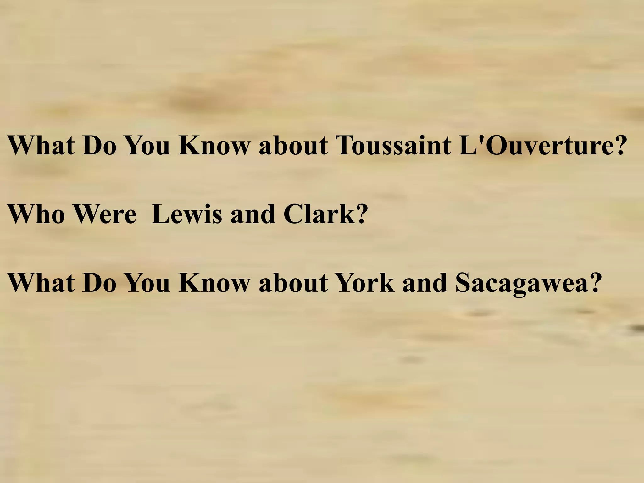 Sacagawea, Lewis, Clark, western exploration | PPTX