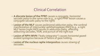 Saccadic Eye Movement | PPTX