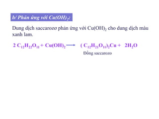 PPT Saccarose - Dương Thị Hậu - ICT | PPTX