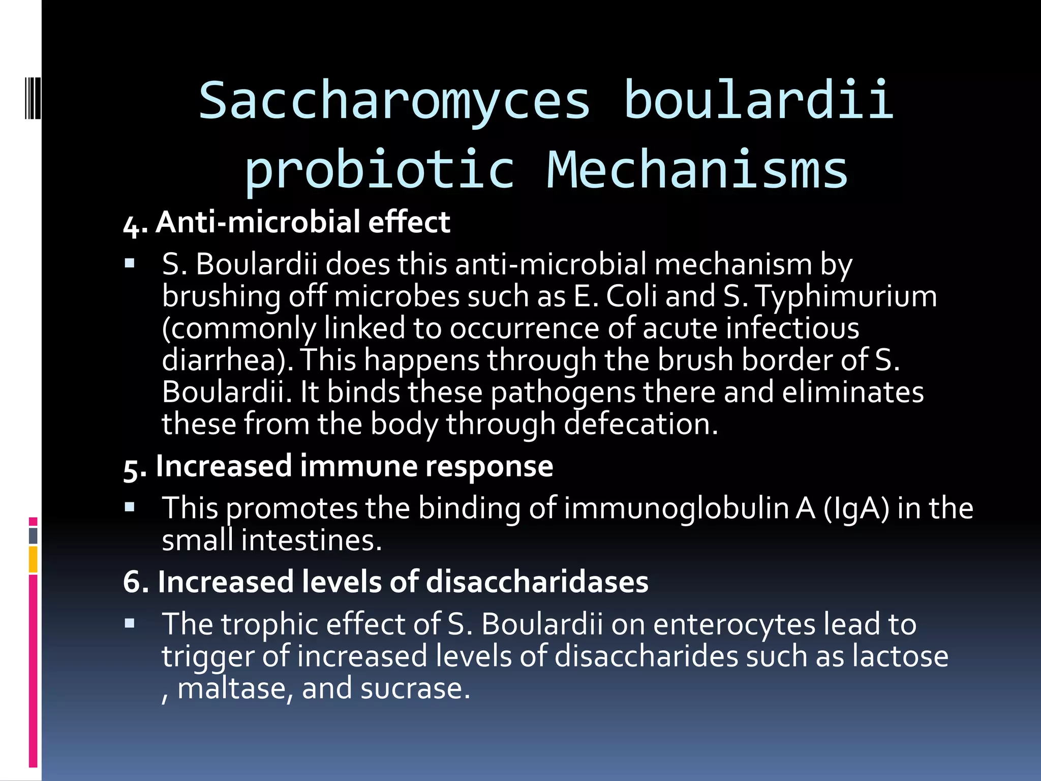 Saccharomyces Boulardii Probiotic | PPTX