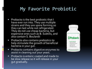 Saccharomyces Boulardii Probiotic | PPT