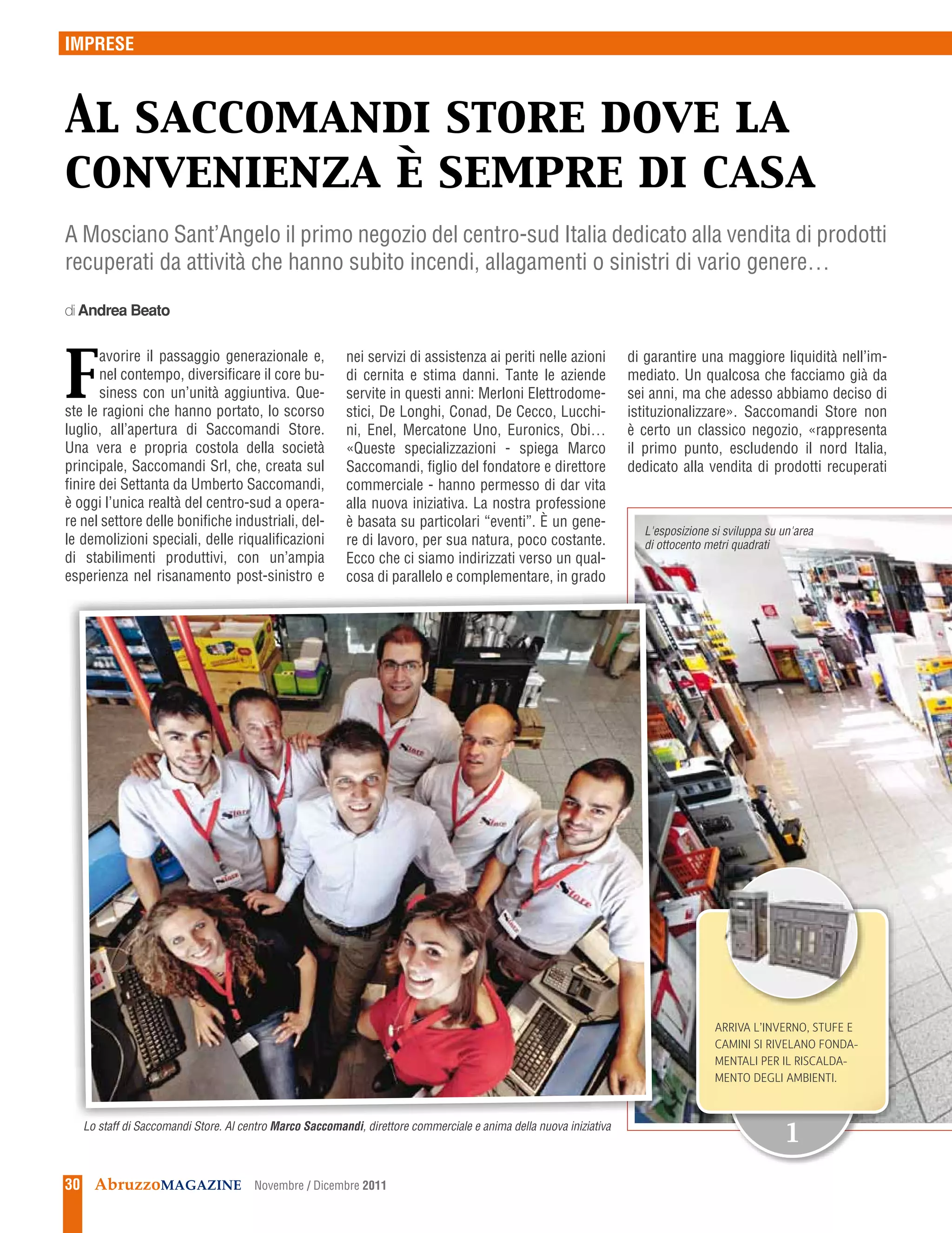 Saccomandi store su Abruzzo Magazine | PDF