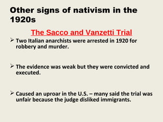 Sacco & Vanzetti | PPT