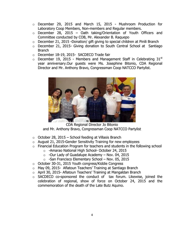 SACDECO Though The Years | PDF