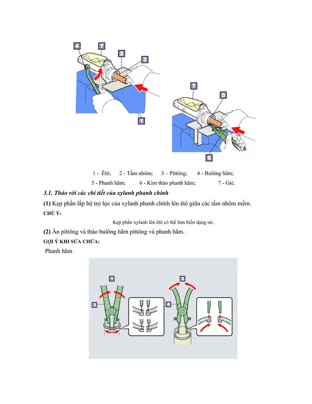 Sửa chữa hệ thống phanh | PDF