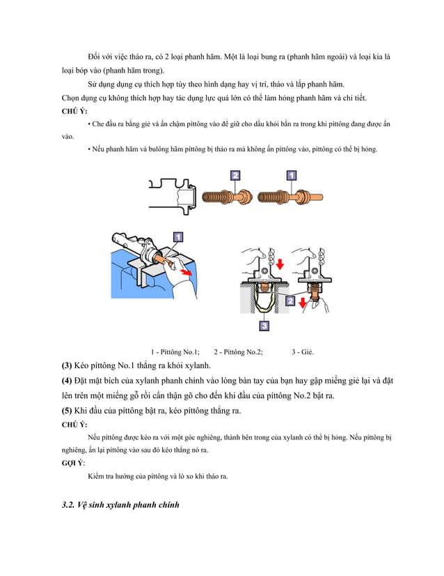 Sửa chữa hệ thống phanh | PDF