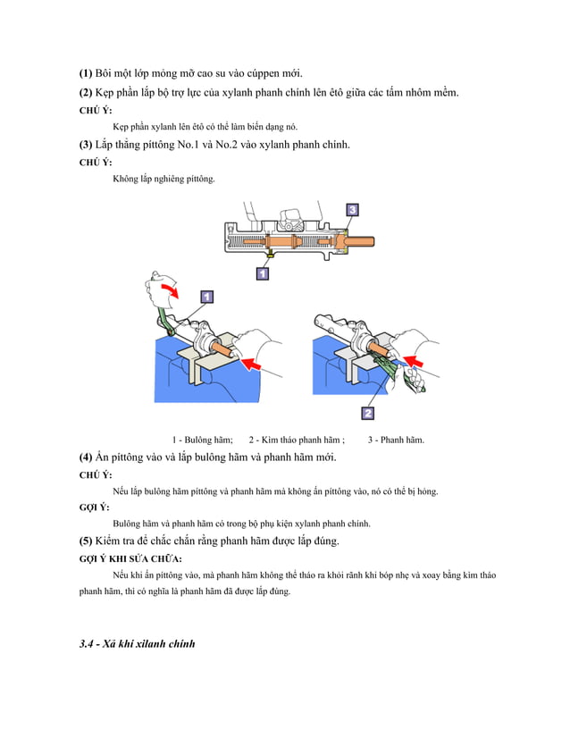 Sửa chữa hệ thống phanh | PDF