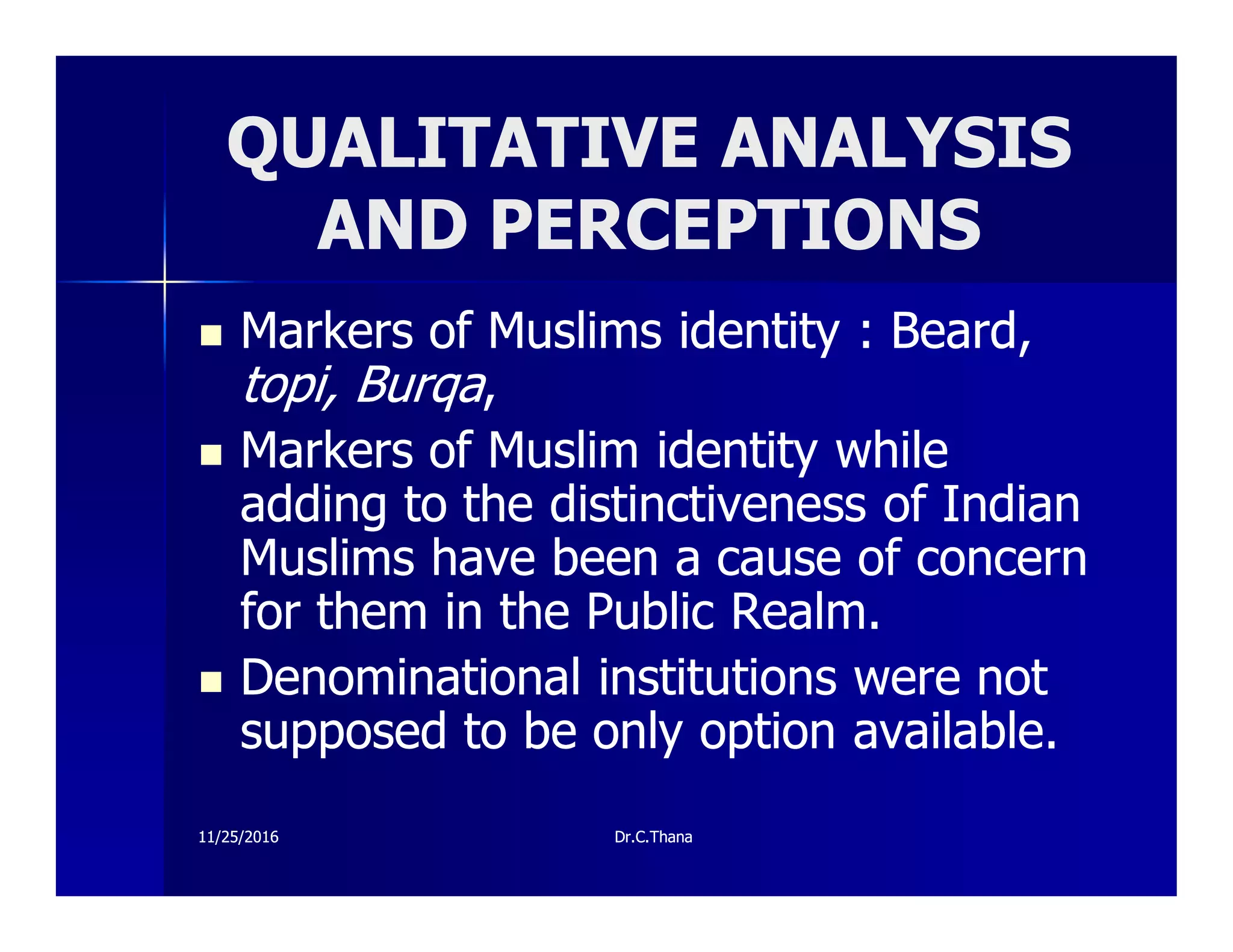 Sachar committee - Dr.C.Thanavathi | PPT