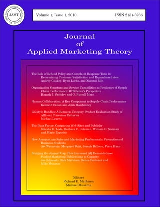 Organization Structure and Service Capabilities as Predictors of Supply ...