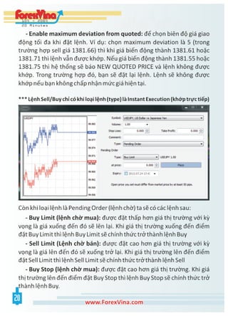 Sach huong dan kinh doanh ngoai hoi vang + forex (new) | PPT