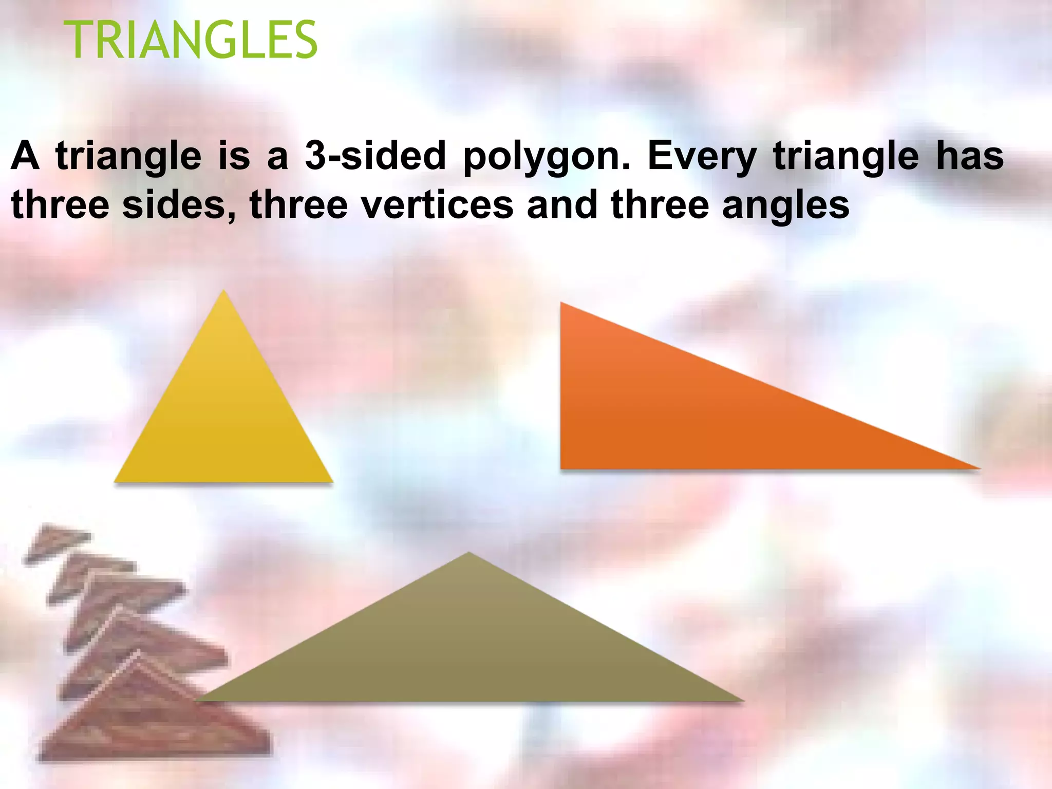 triangles and angles (on the basis of sides and angles) | PPT ...
