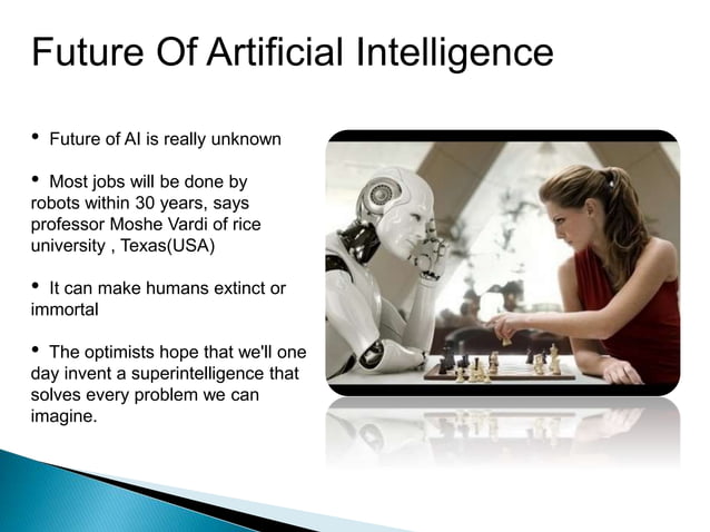 Artificial Intelligence PPT | PPTX