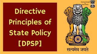 Directive Principles of State Policy | PPTX | Political Issues & policy ...