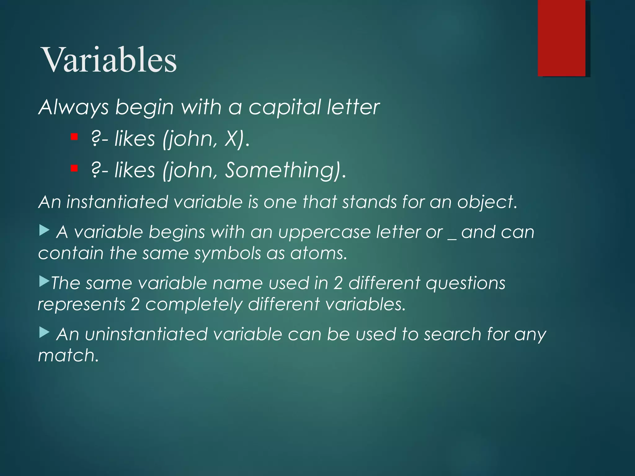 Prolog Ppt Ppt Programming Languages Computing 3612