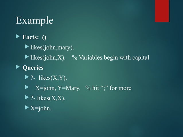 Prolog Ppt Ppt Programming Languages Computing 5001
