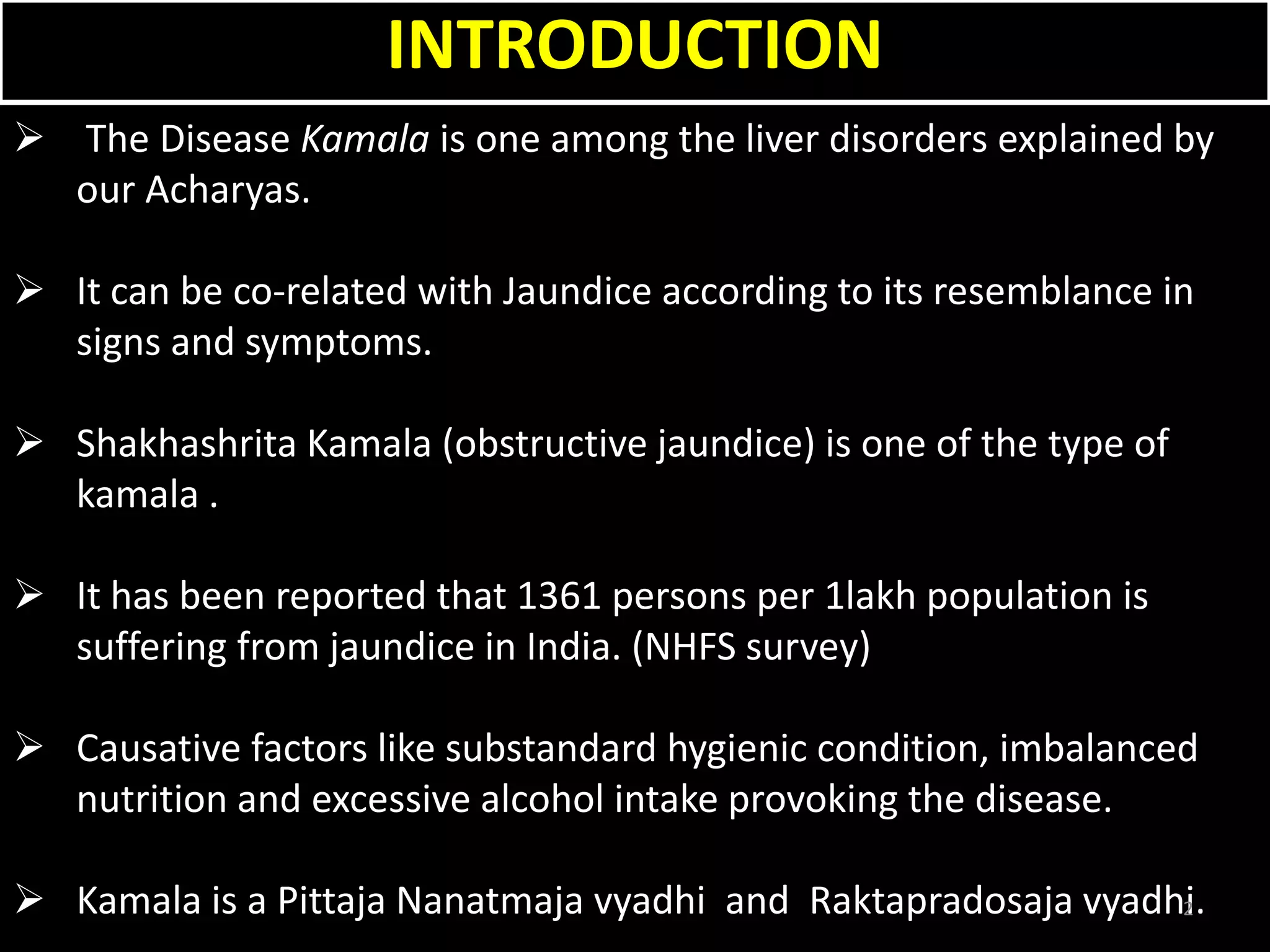 Kamala - An Ayurvedic View | PDF