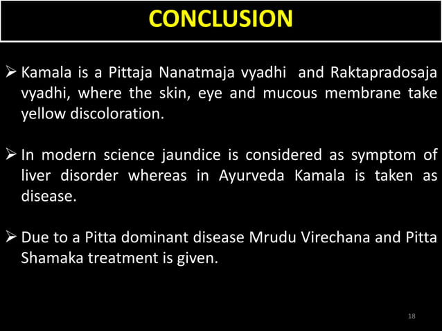 Kamala - An Ayurvedic View | PDF