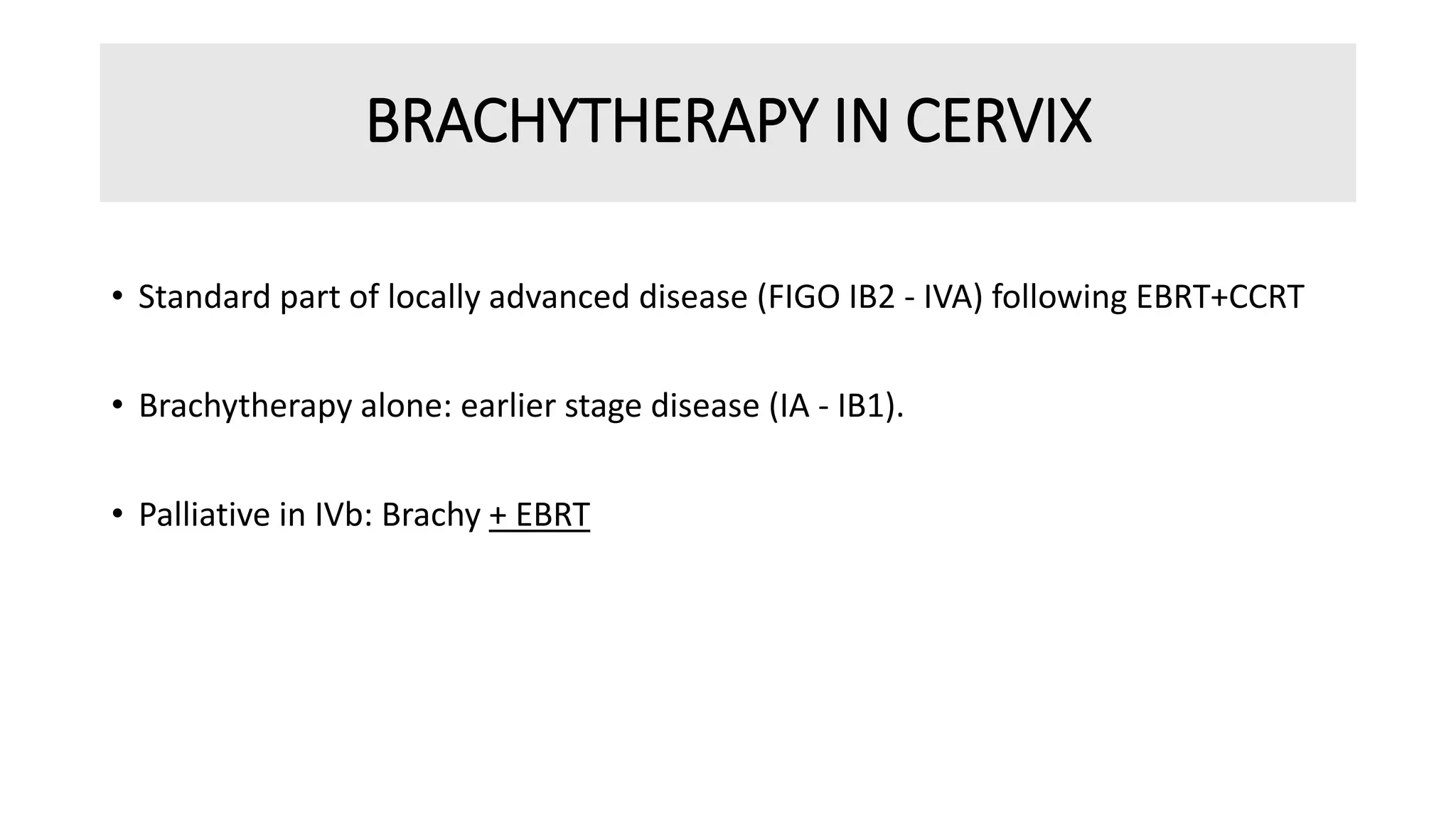 Brachytherapy in carcinoma cervix - history to present | PPTX