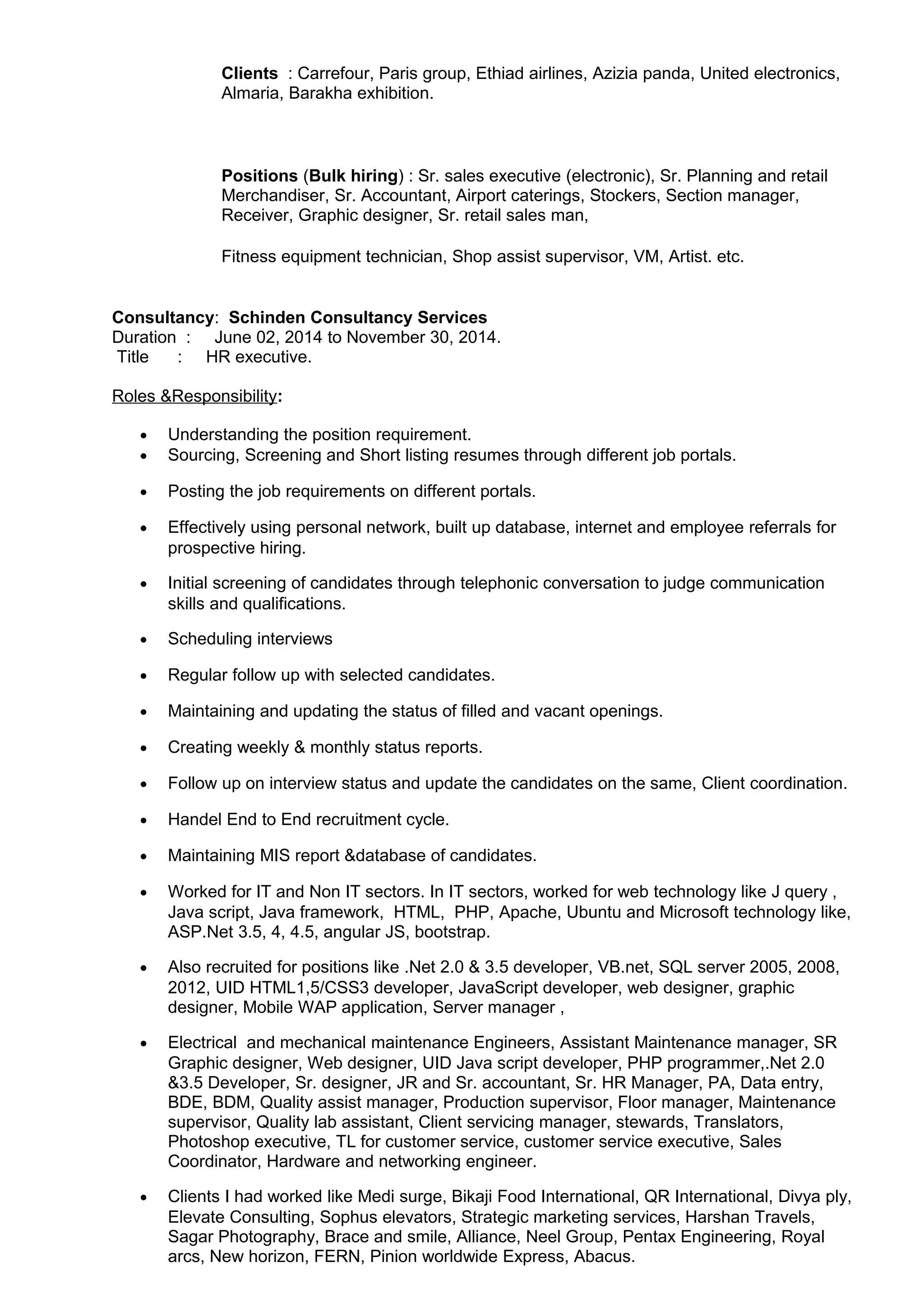 Sachin cv 10jan17 | PDF