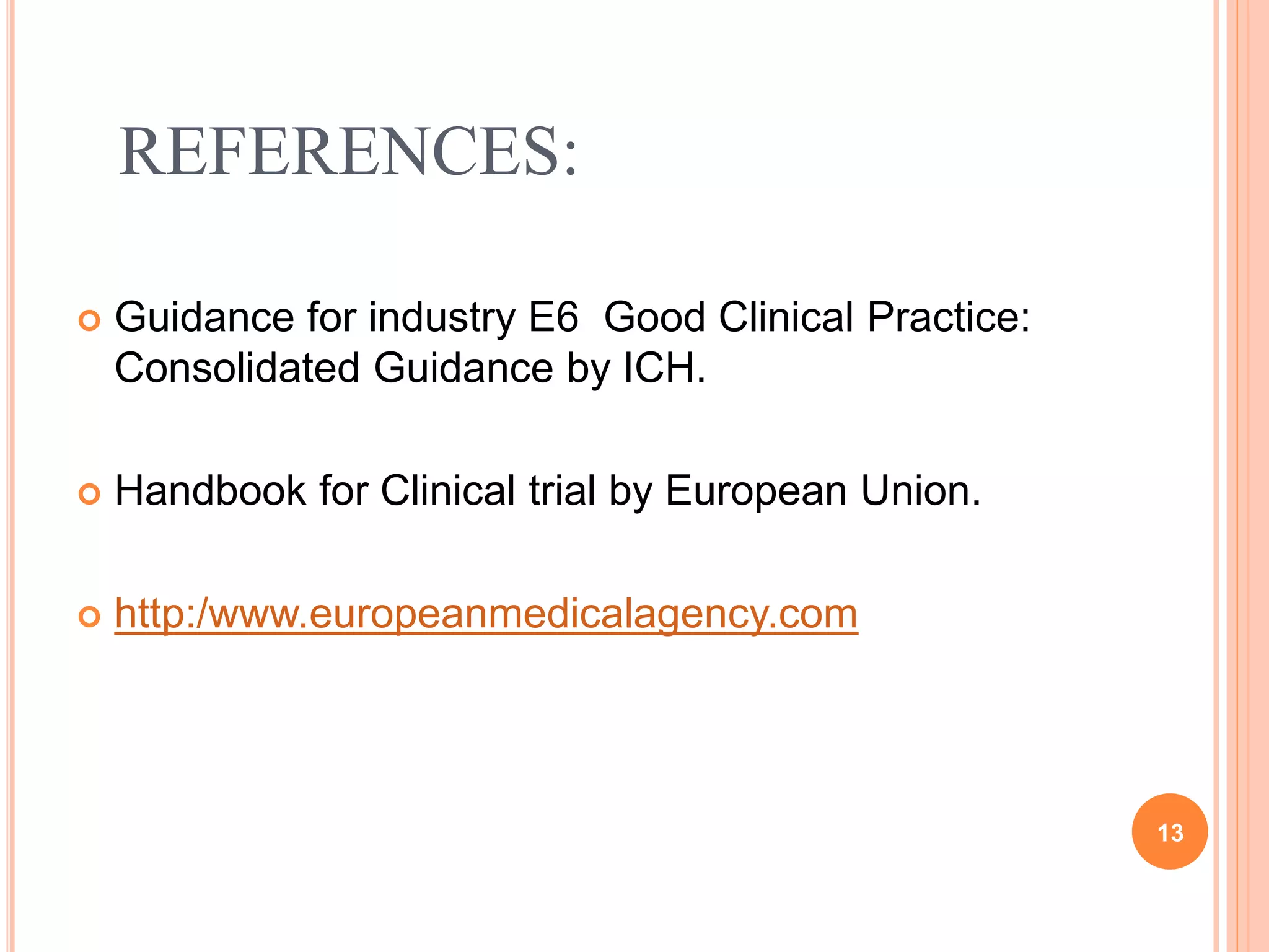 INVESTIGATOR’S BROCHURE (IB) | PPTX