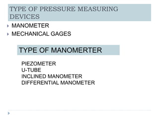 pressure measuring device | PPTX