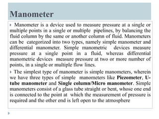 pressure measuring device | PPTX